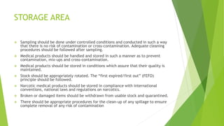 GOOD WAREHOUSING PRACTICES PRESENTATION IN PUBLIC HEALTH | PPTX