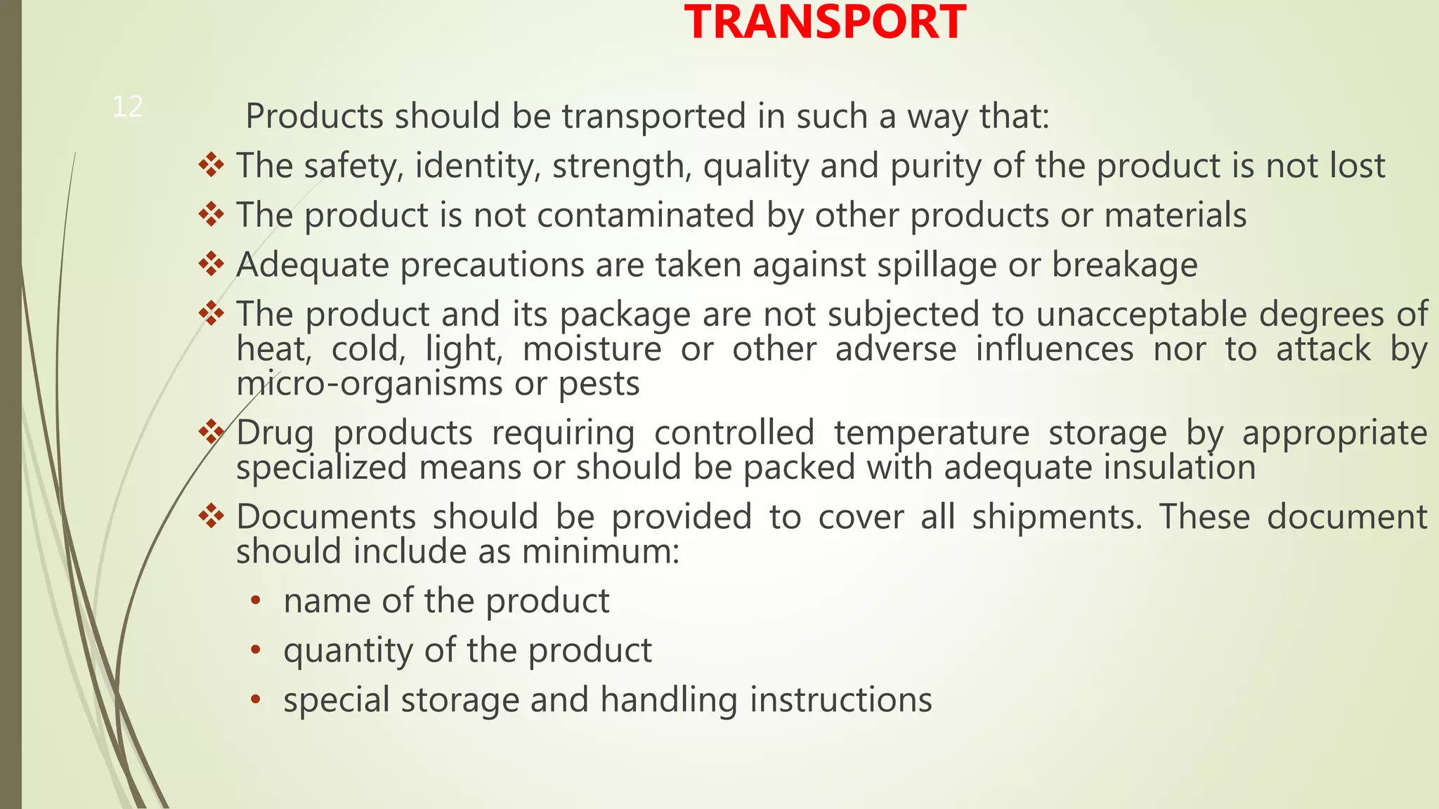 Good Warehousing Practices | PPSX