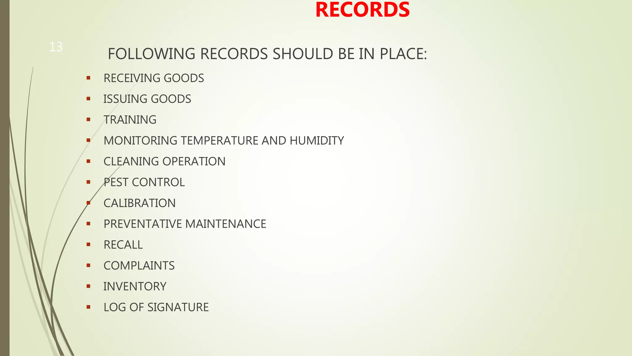 Good Warehousing Practices | PPSX