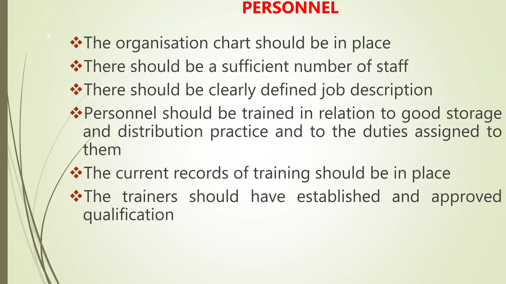 Good Warehousing Practices | PPSX