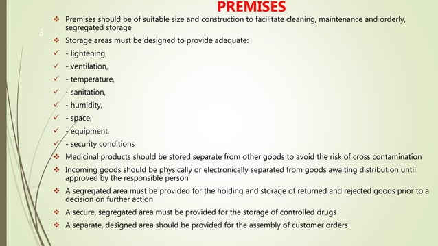 Good Warehousing Practices | PPSX | Logistics | Business
