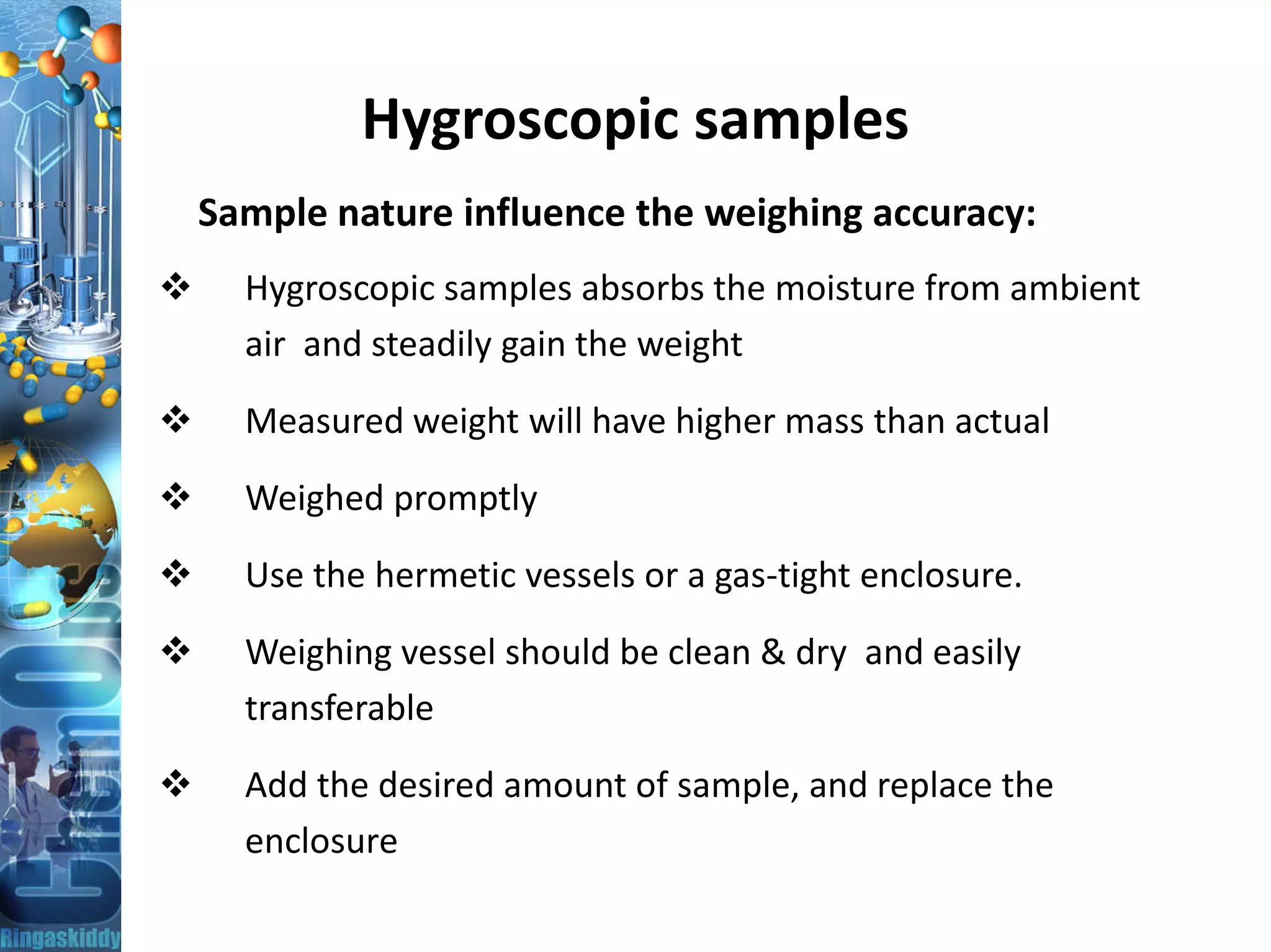 Good Weighing Practices in QC Lab | PDF