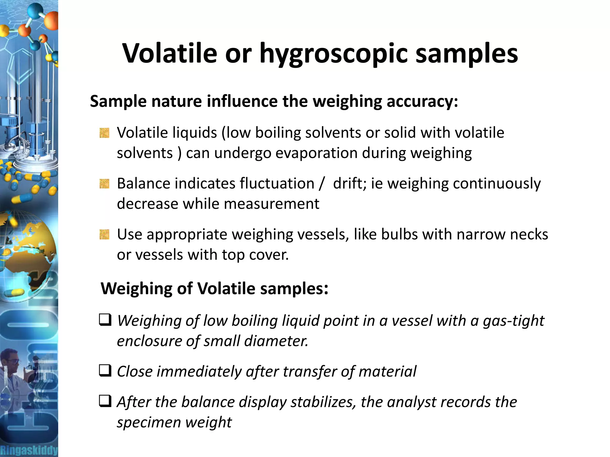 Good Weighing Practices in QC Lab | PDF