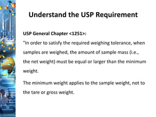 Good Weighing Practices in QC Lab | PDF
