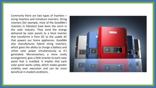 GoodWe Solar Inverter Review | PPTX