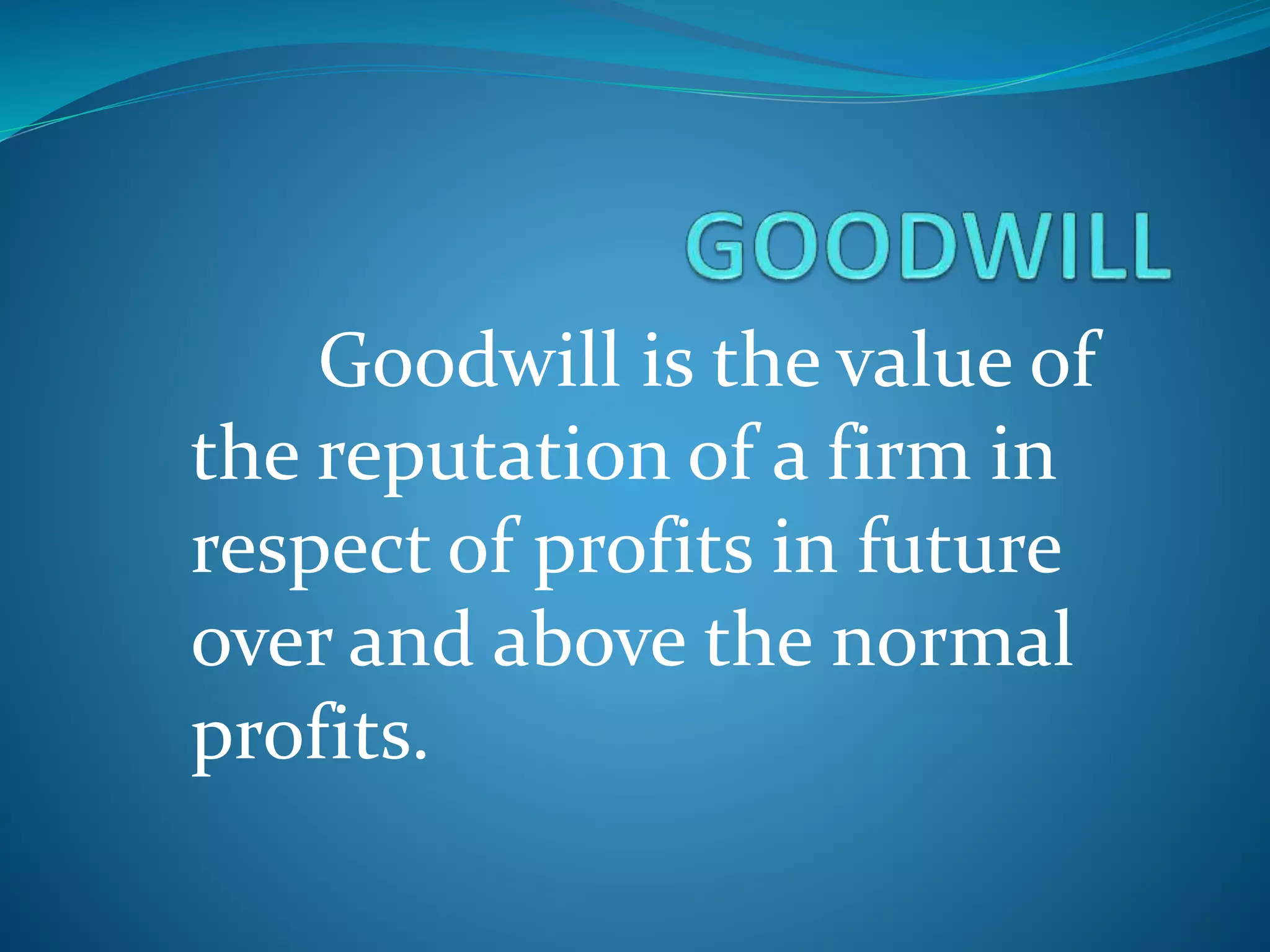 Goodwill | PPT