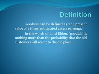 Goodwill | PPT