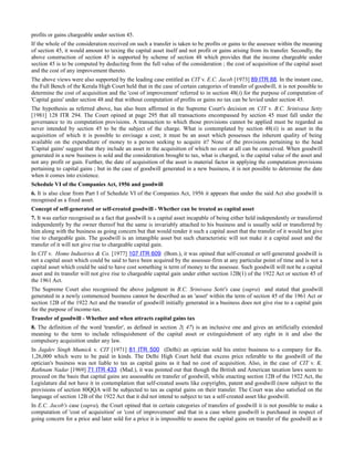 Goodwill-Tax Treatment | RTF