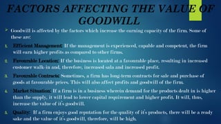 GOODWILL nature and valuation .pptx