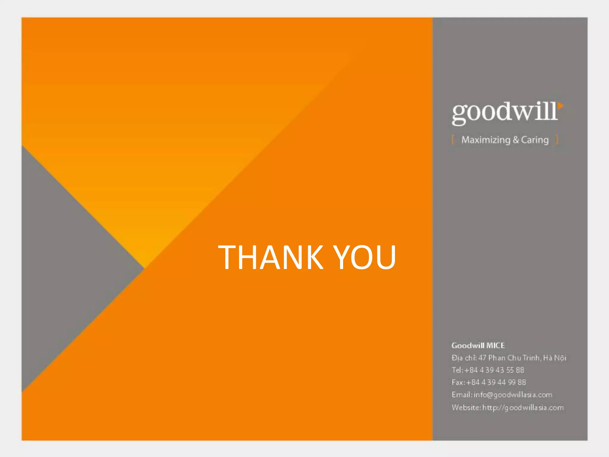 Goodwill company profile | PPTX