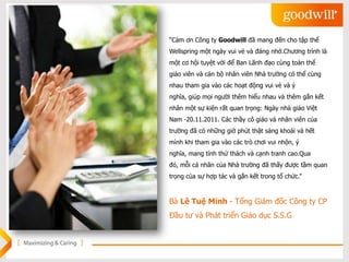 Goodwill company profile | PPTX