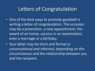 Goodwill messages | PPT