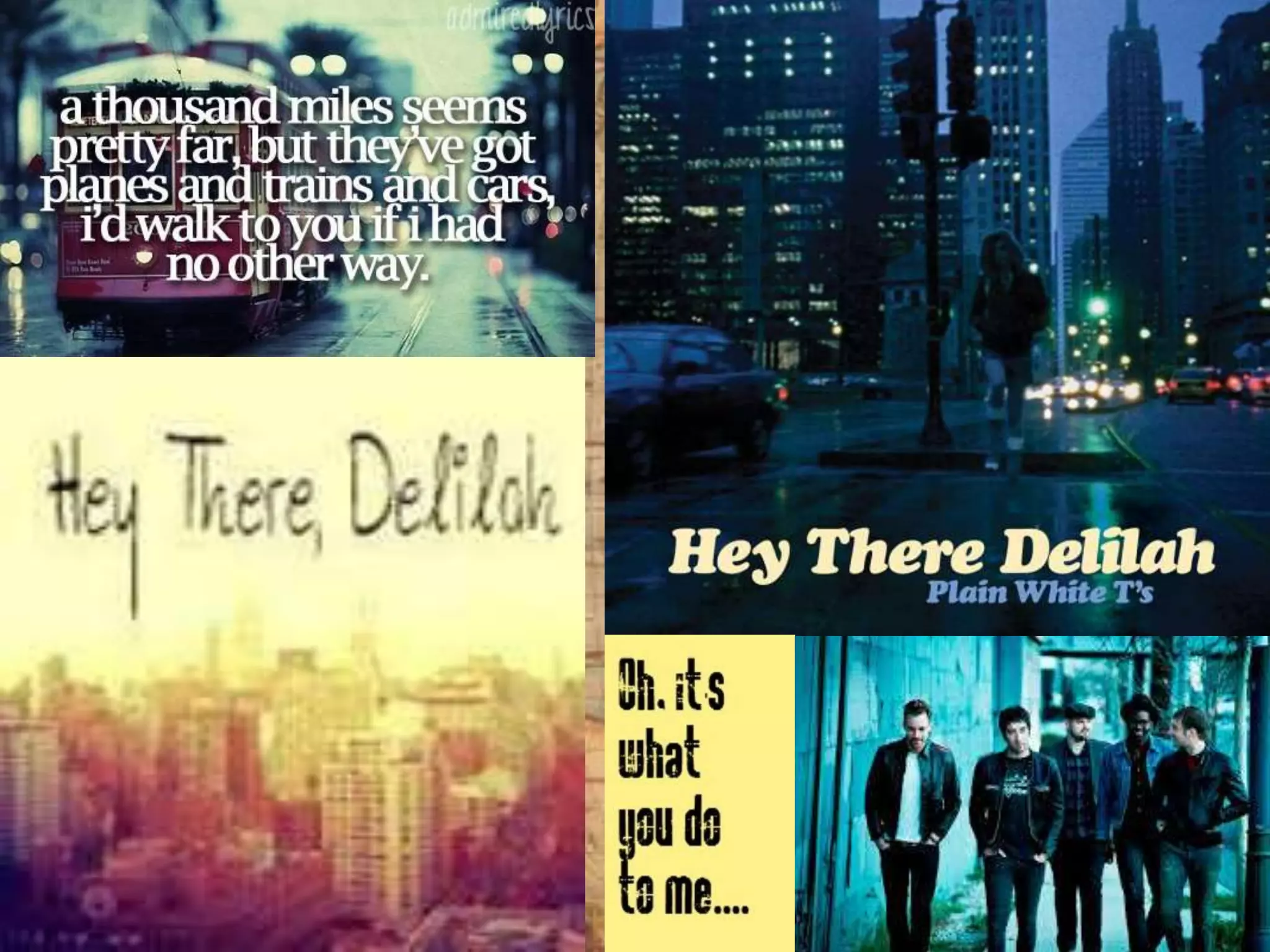 Goodwin analysis- Hey There Delilah | PPT