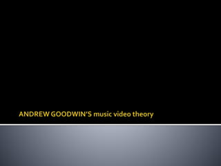 Goodwin's theory | PPTX