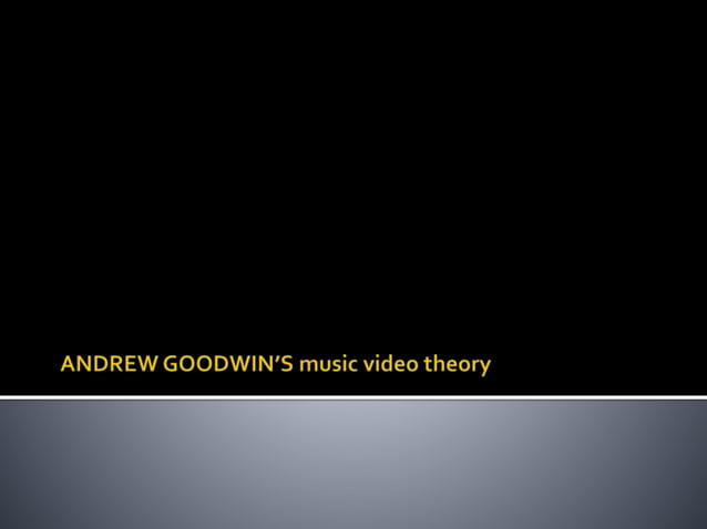 Goodwin's theory | PPT