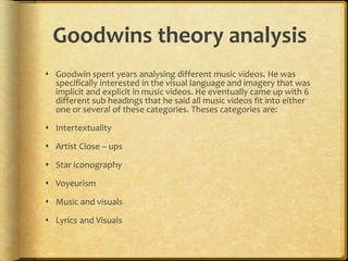 Goodwins theory analysis | PPT
