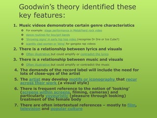 Goodwin and Music Video | PPTX