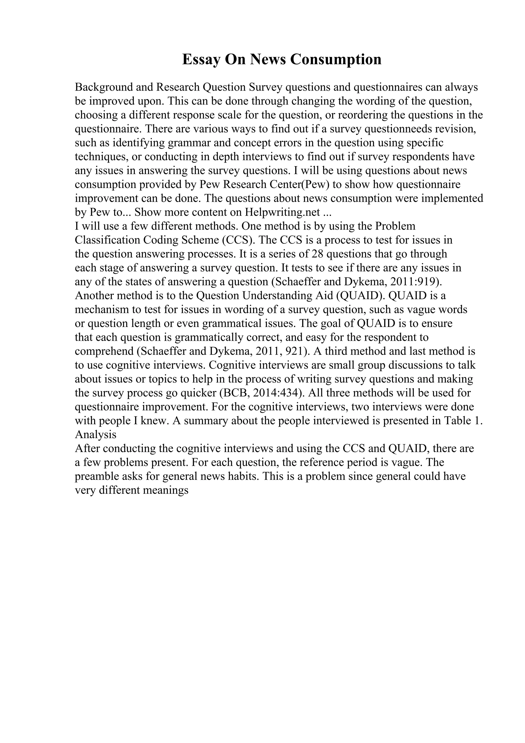 Good Words To Write A Definition Essay On | PDF