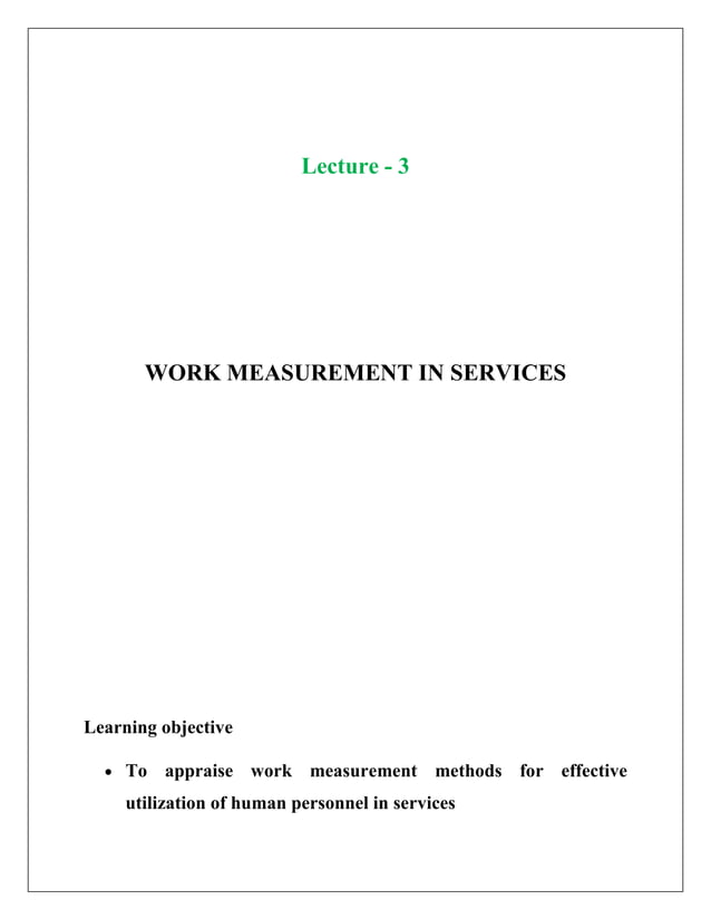 Good work measurement | PDF | Human Resources | Business