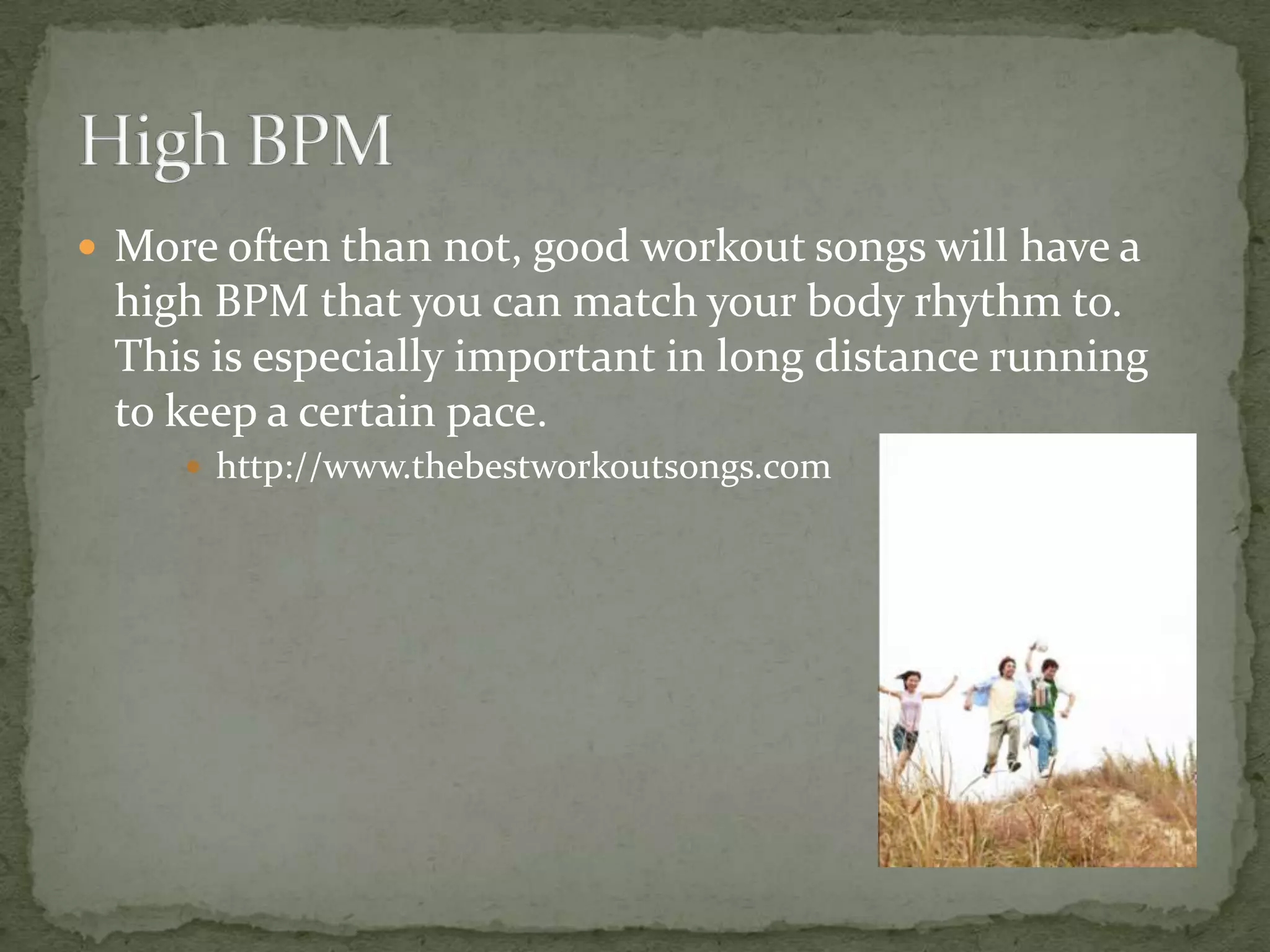 Add Good Workout Songs To Your Gym Playlist | PPTX