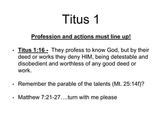 Good Works (Christian duty) | PPT