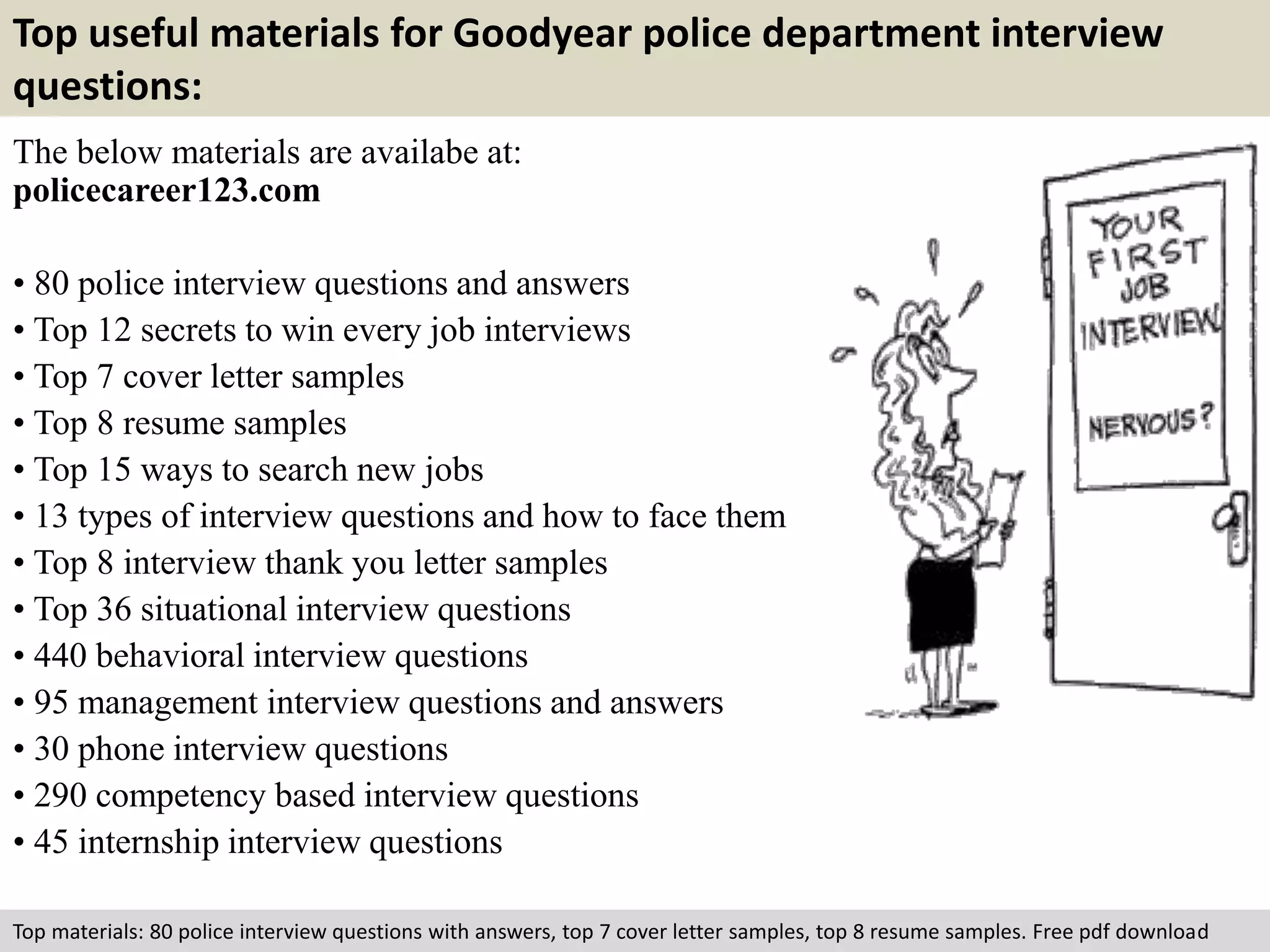 Goodyear police department interview questions | PPT