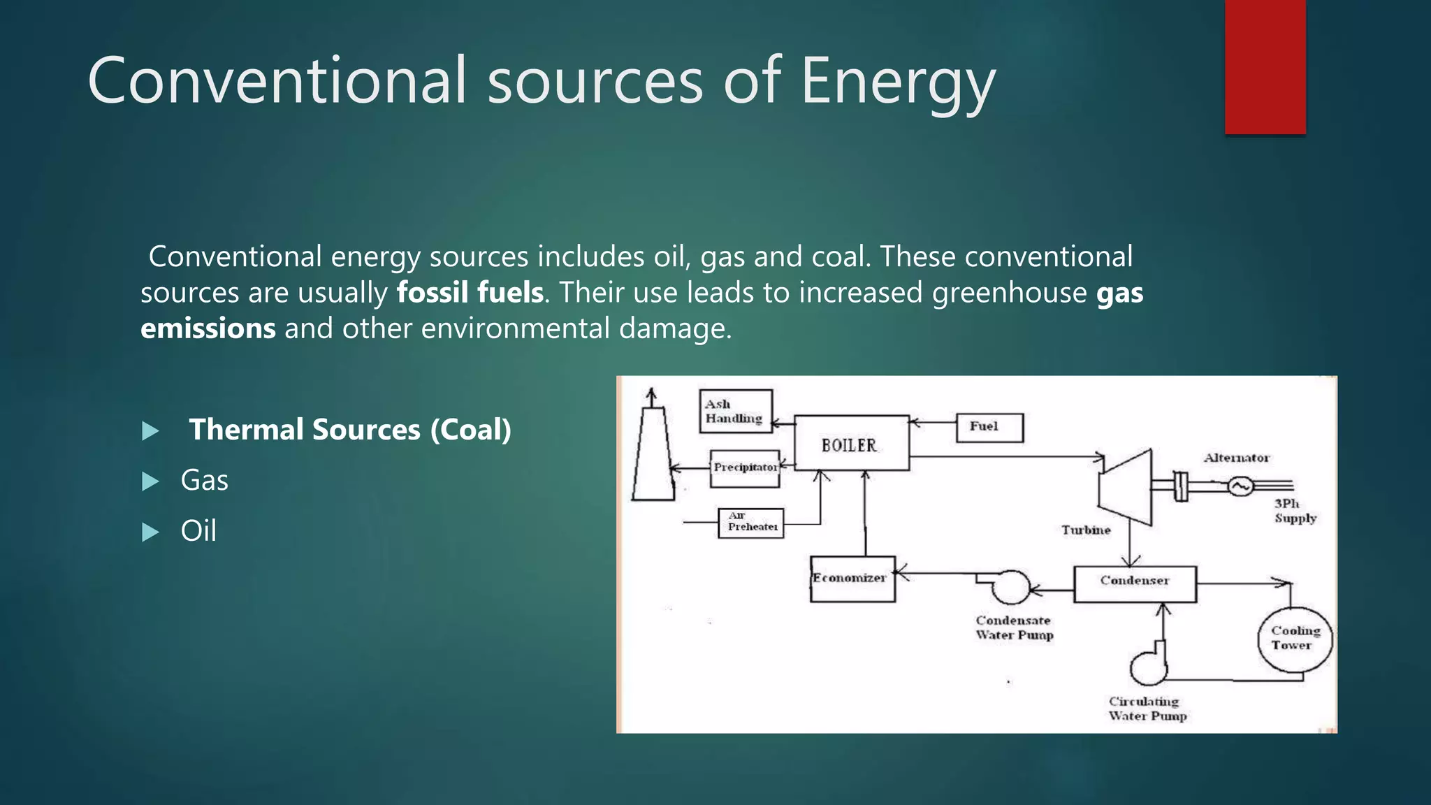conventional and conventional energy sources in pakistan | PPTX