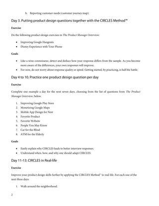 30-Day Google PM Interview Study Guide | PDF