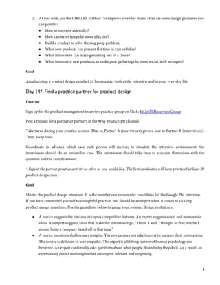 30-Day Google PM Interview Study Guide | PDF