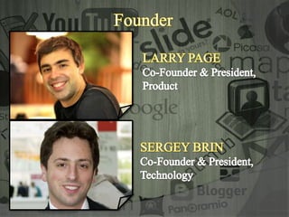 Google - Larry Page & Sergay Brin by ROAR Group | PPT