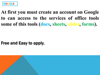 Google Office tools | PPTX