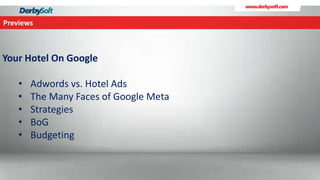 Your Hotel on Google Metasearch | PPTX | Search | Internet