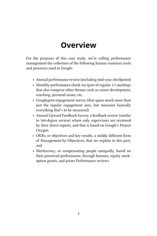 Performance Management at Google | PDF