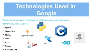 Overview of a MNC, technology company Google | PPT