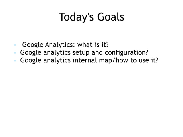 Google analytics-basics-presentation | PPT