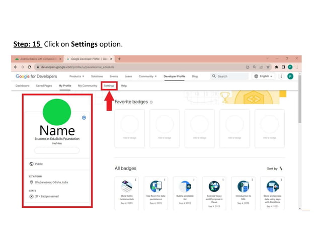 Google-Android Basics with Compose process document.pdf | Internet for Beginners | Internet