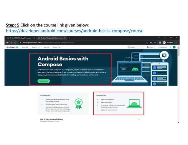 Google-Android Basics with Compose process document.pdf | Internet for Beginners | Internet