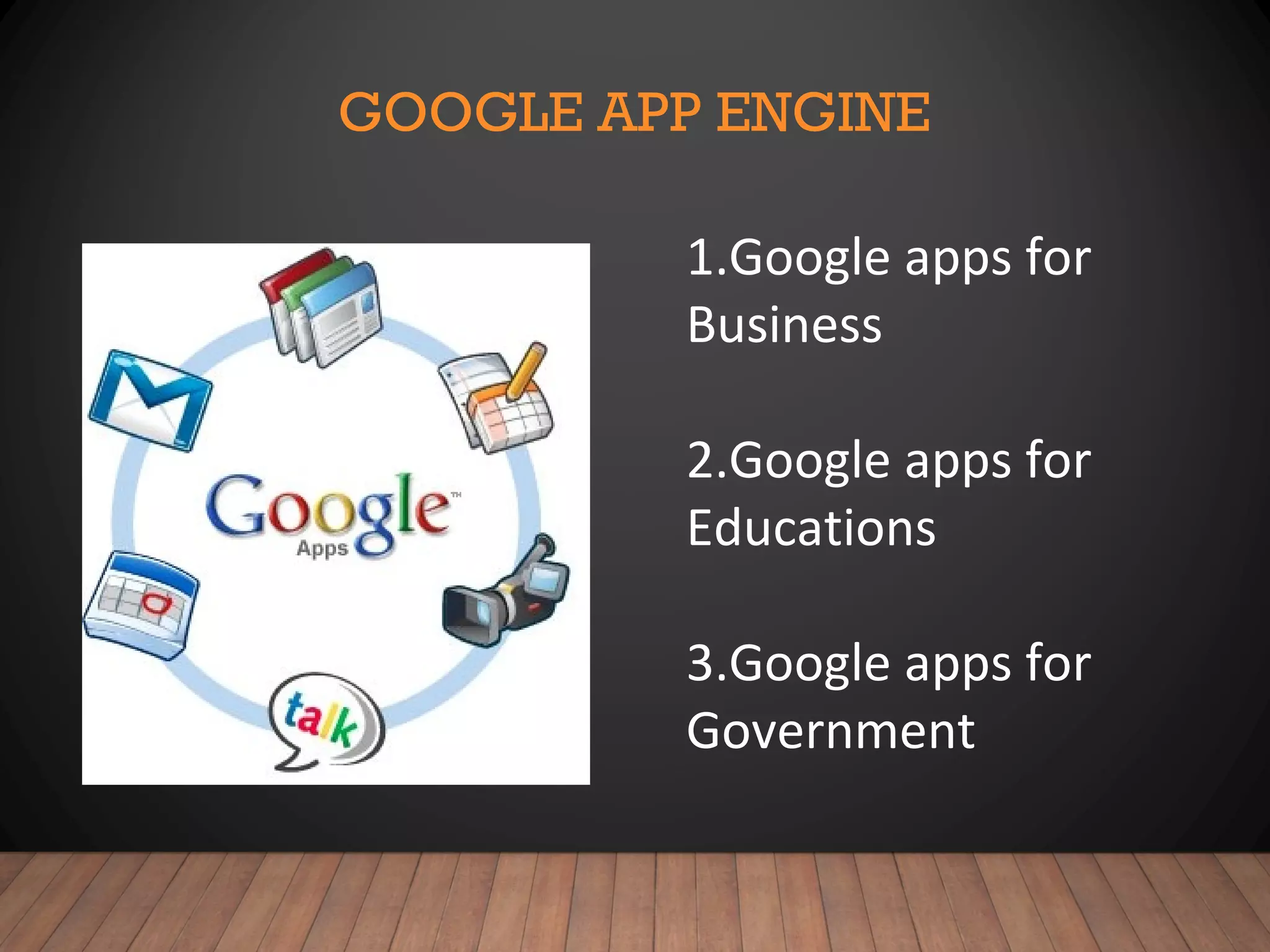 Google Apps Overview Ppt