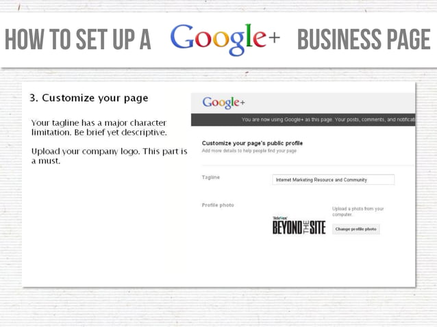 Google Plus Business Page Setup | PPT