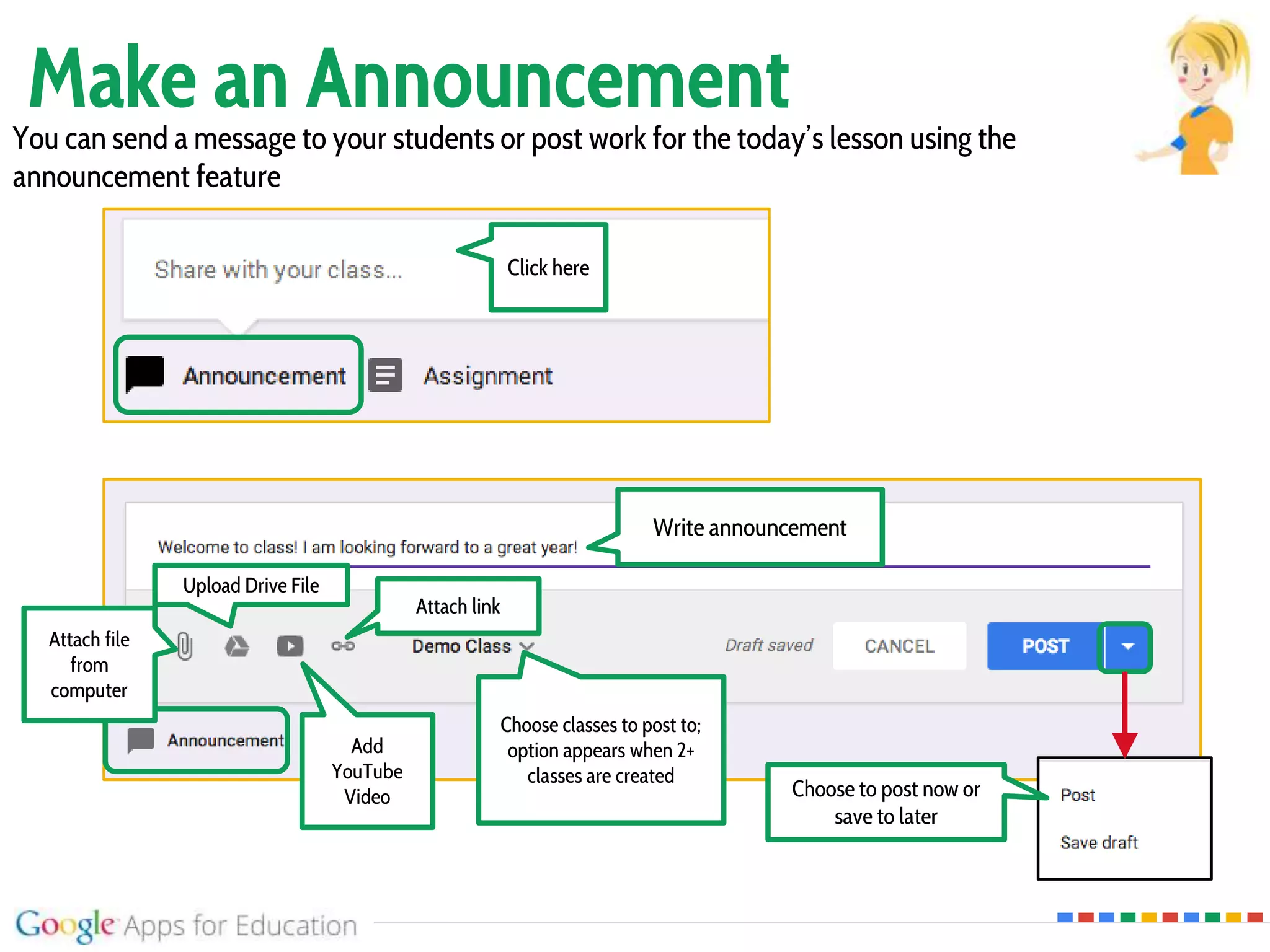 Google classroom-training-1 | PPTX | Homework and Study | Education