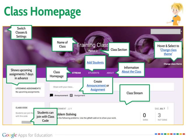 Google classroom-training-1 | PPTX | Homework and Study | Education