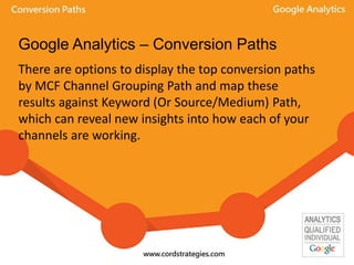 Google Analytics - Conversion Paths | PPT
