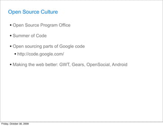 Google Innovation Culture | PPT