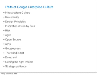 Google Innovation Culture | PPT
