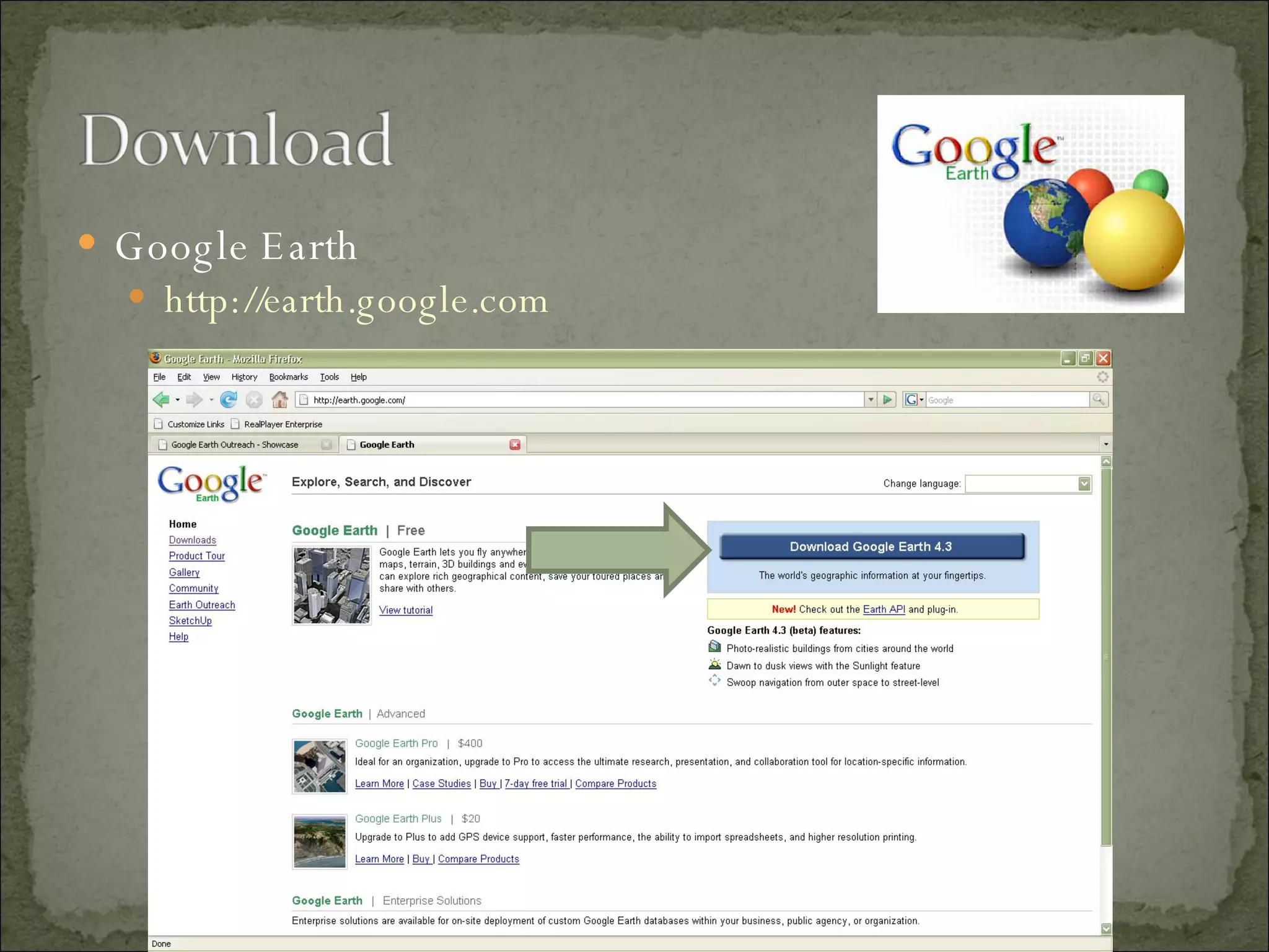 Google Earth Power Point | PPT