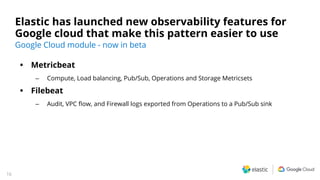 Elastic and Google: Observability for multicloud and hybrid ...