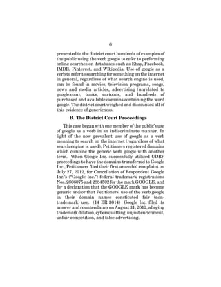 Google genericide-cert-petition | PDF