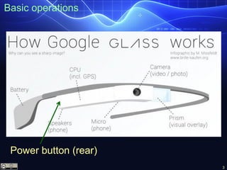 Basics of the Google Glass programming | PDF