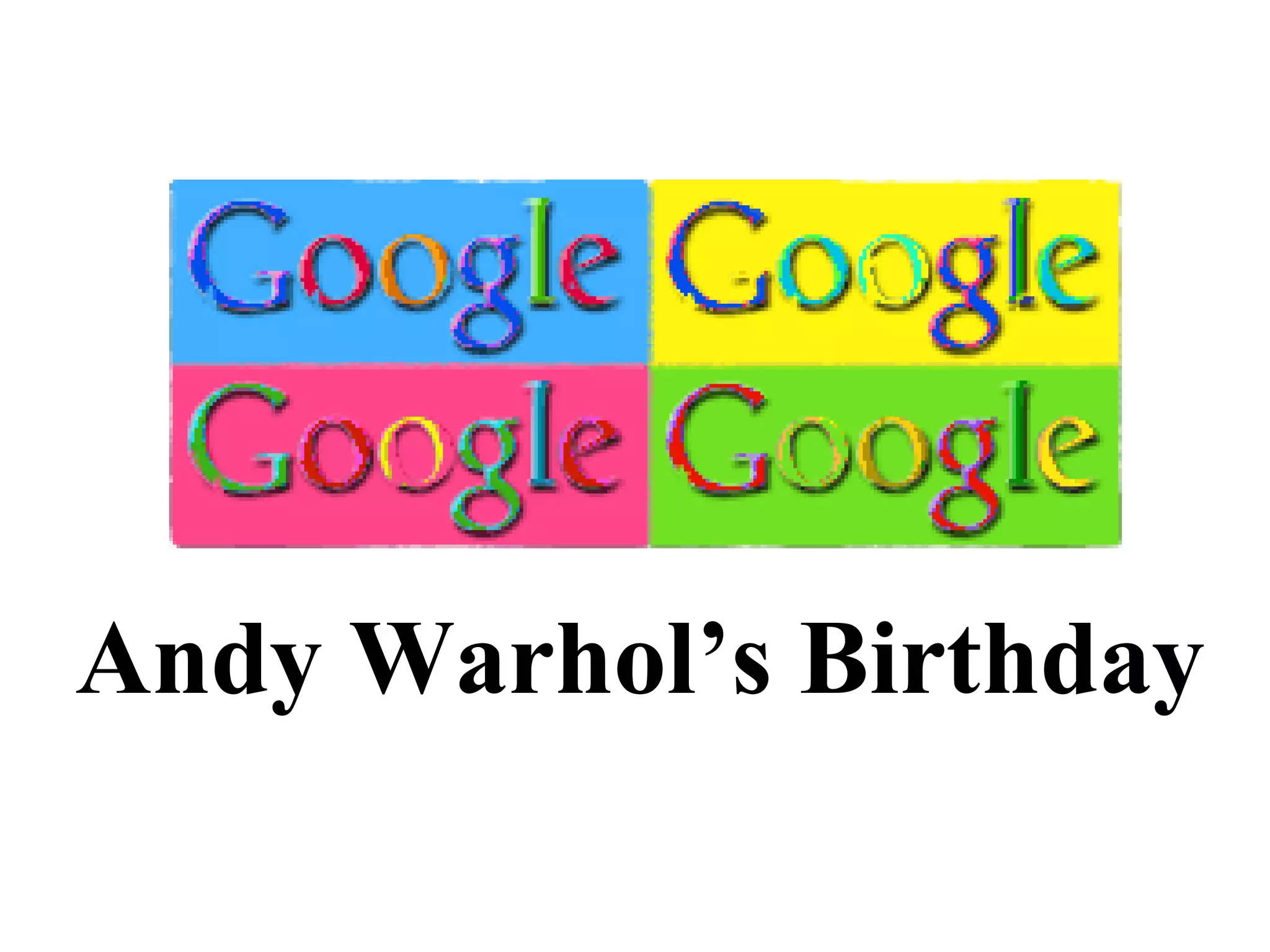Google Holiday Logos | PPT