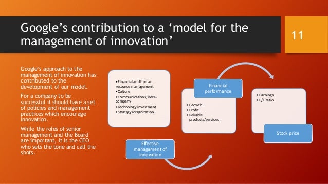 Google how they manage innovation